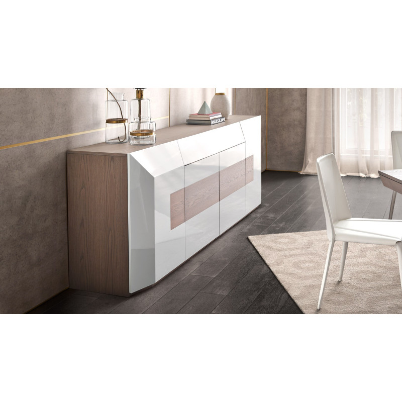 Buffet salon, salle à manger, bahut design - Personnalisable bois, laque