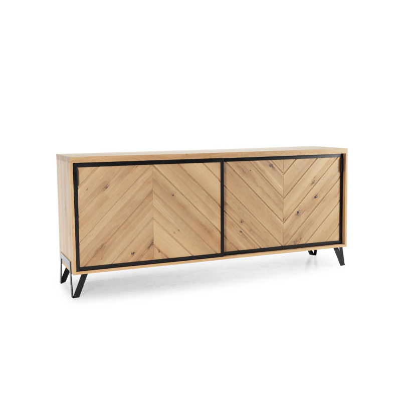 Buffet salon, salle à manger, bahut design - Personnalisable bois, laque