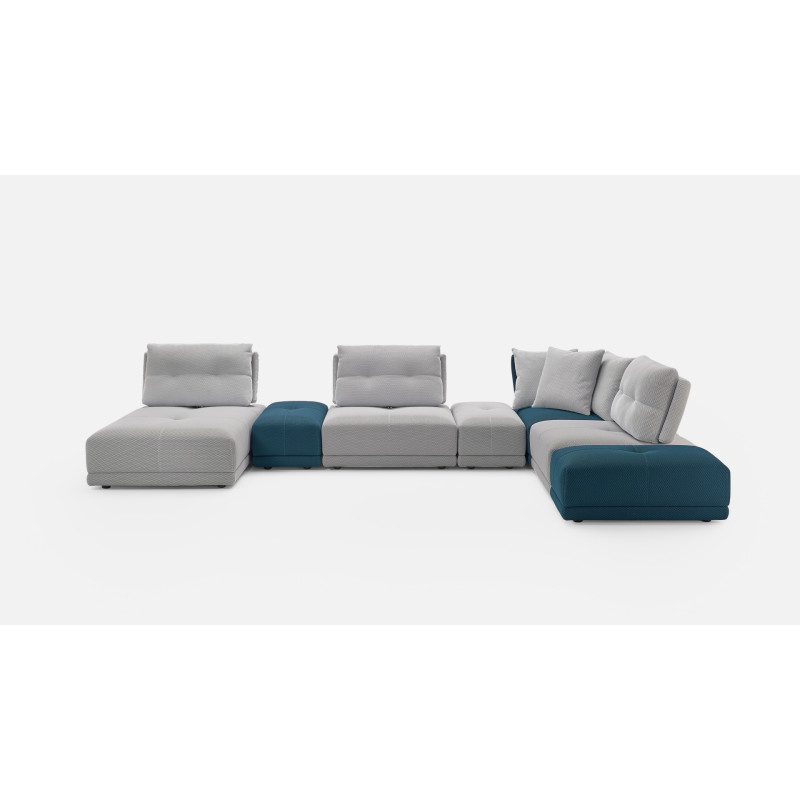 Canapé modulable, canapé d'angle cuir ou tissu à moduler