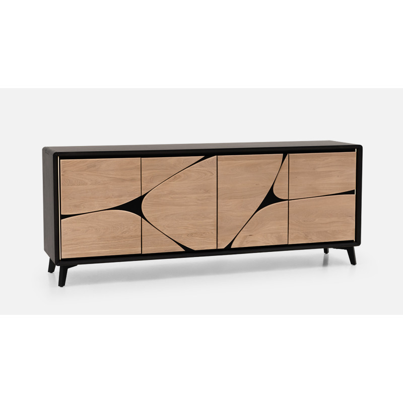 Buffet salon, salle à manger, bahut design - Personnalisable bois, laque
