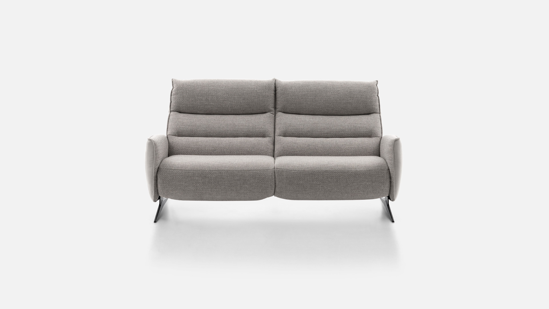 Canapé relaxation manuelle 3 places tissu ZEUS | Confort et détente