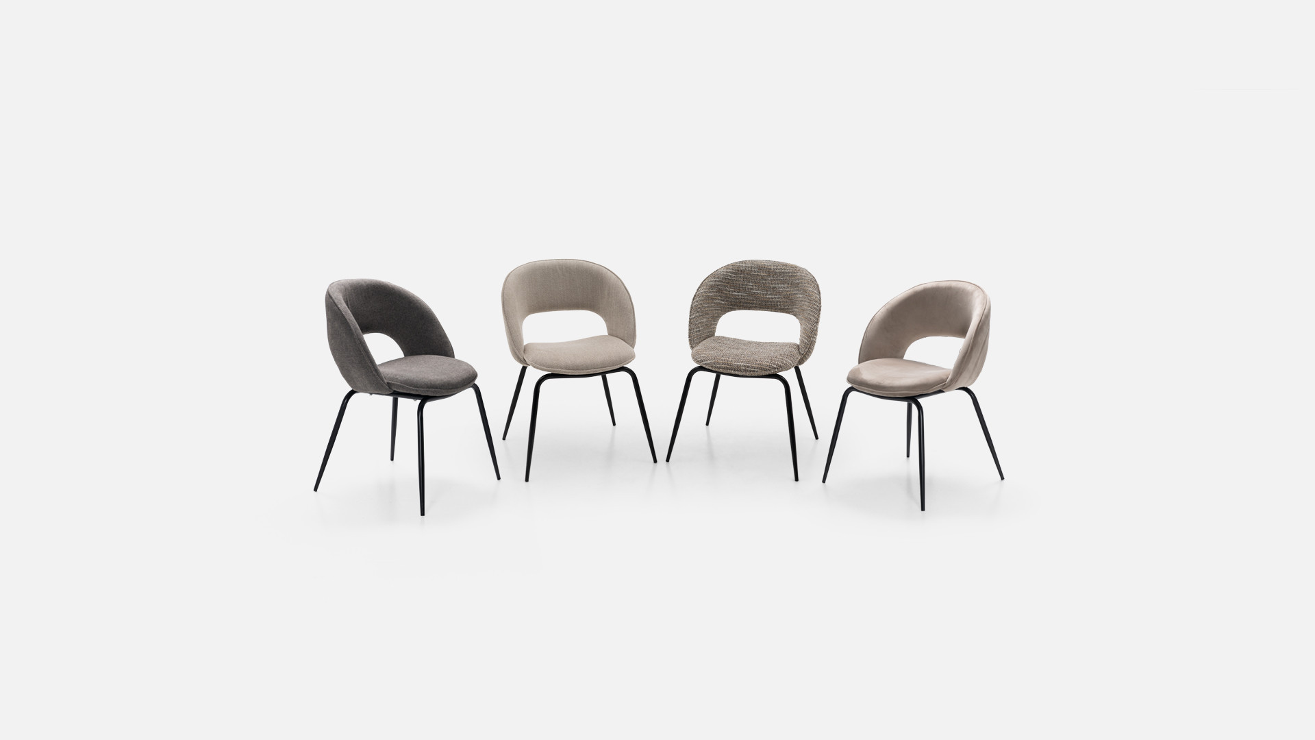 Chaise de salle à manger ergonomique confortable, Bella | Mobilier de ...