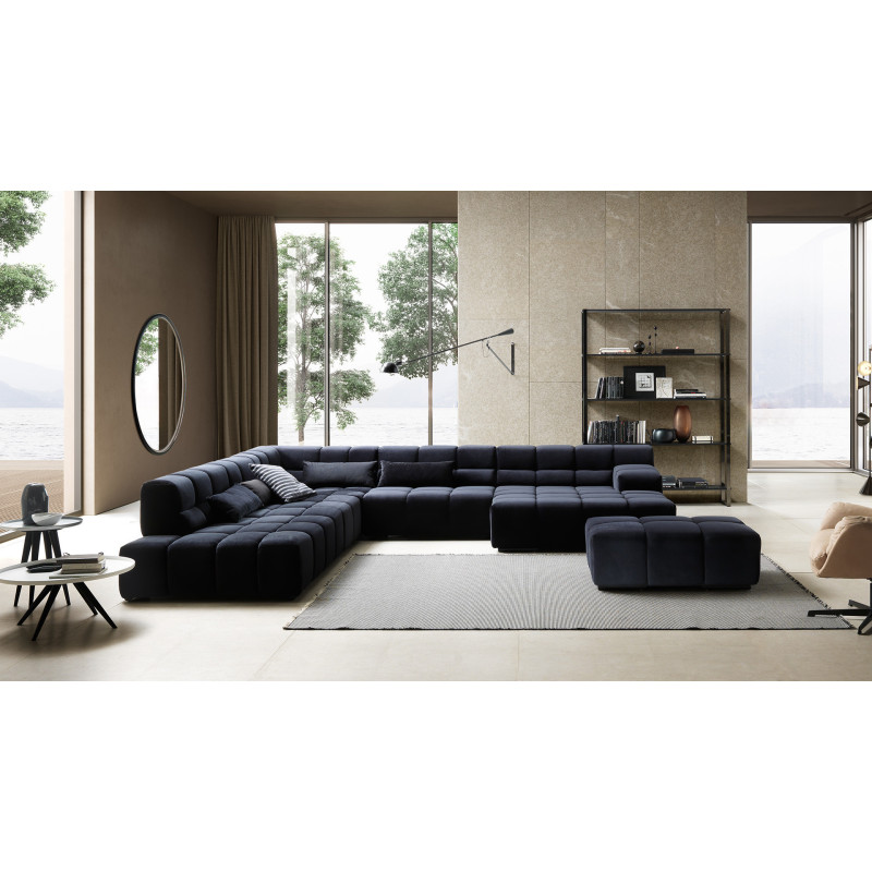 Canapé modulable, canapé d'angle cuir ou tissu à moduler