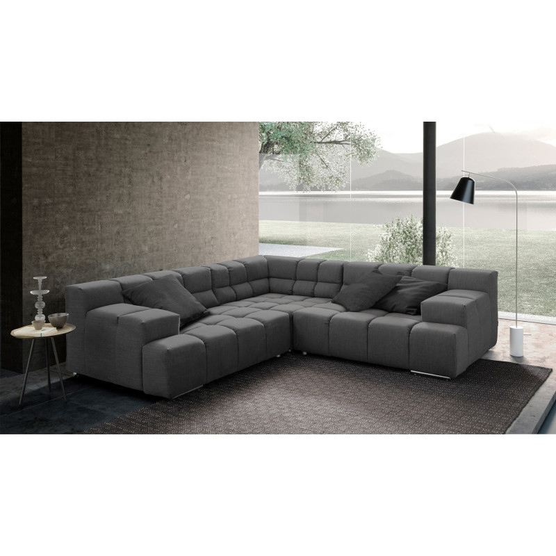 Canapé modulable, canapé d'angle cuir ou tissu à moduler