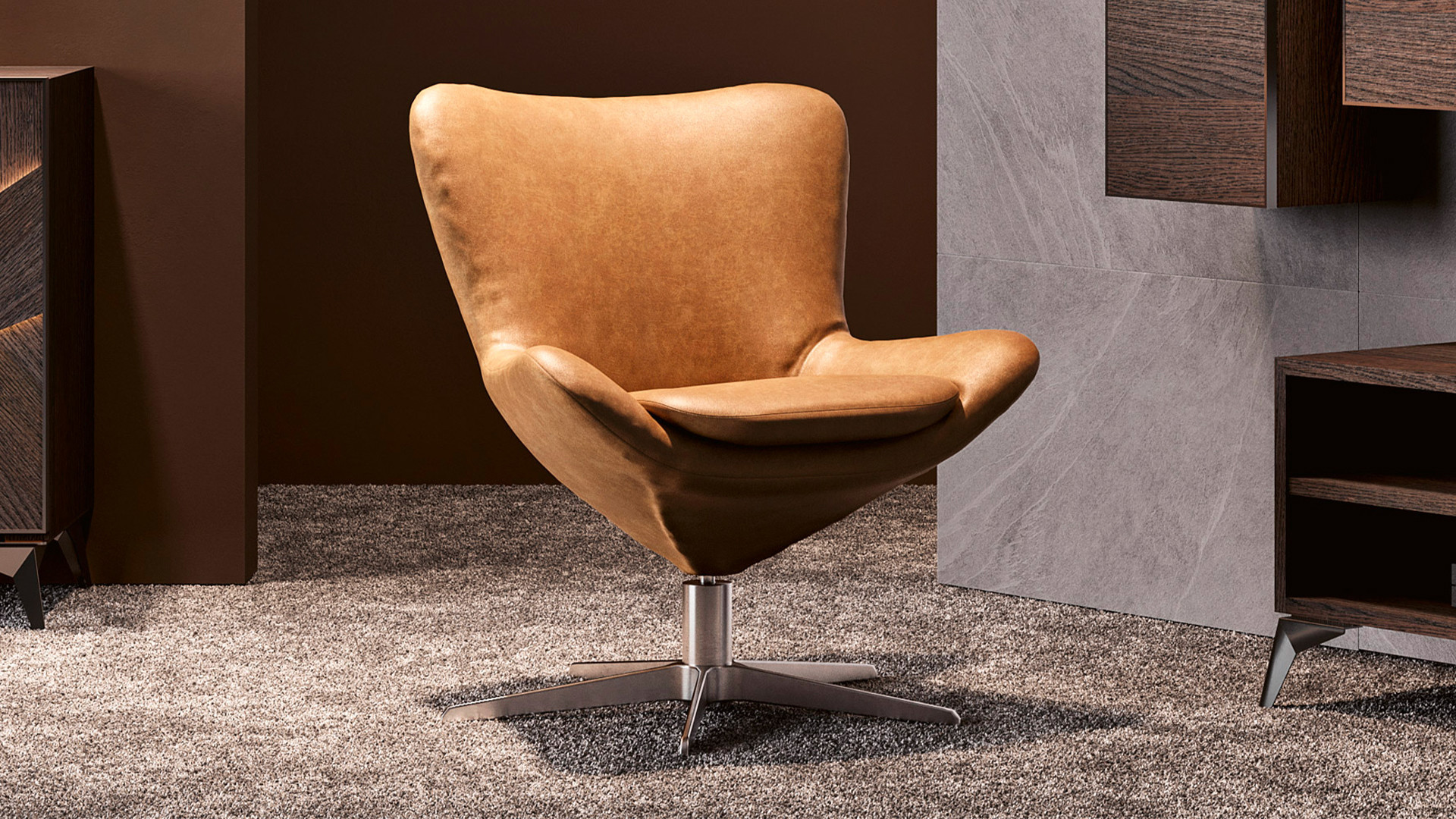 Fauteuil pivotant COSY | Mêlez confort et design dans votre salon
