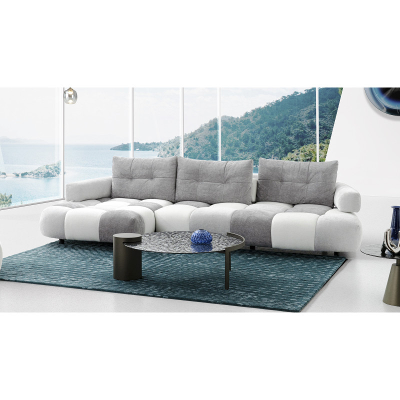 Canapé modulable, canapé d'angle cuir ou tissu à moduler