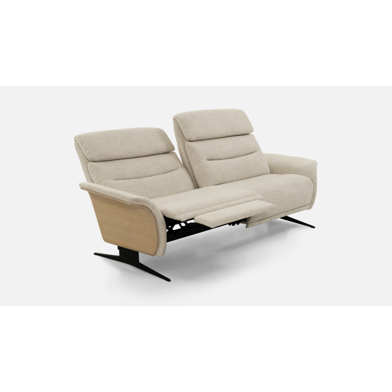 Canapé relaxation 3 places cuir ROSSINI | Relaxation optimale