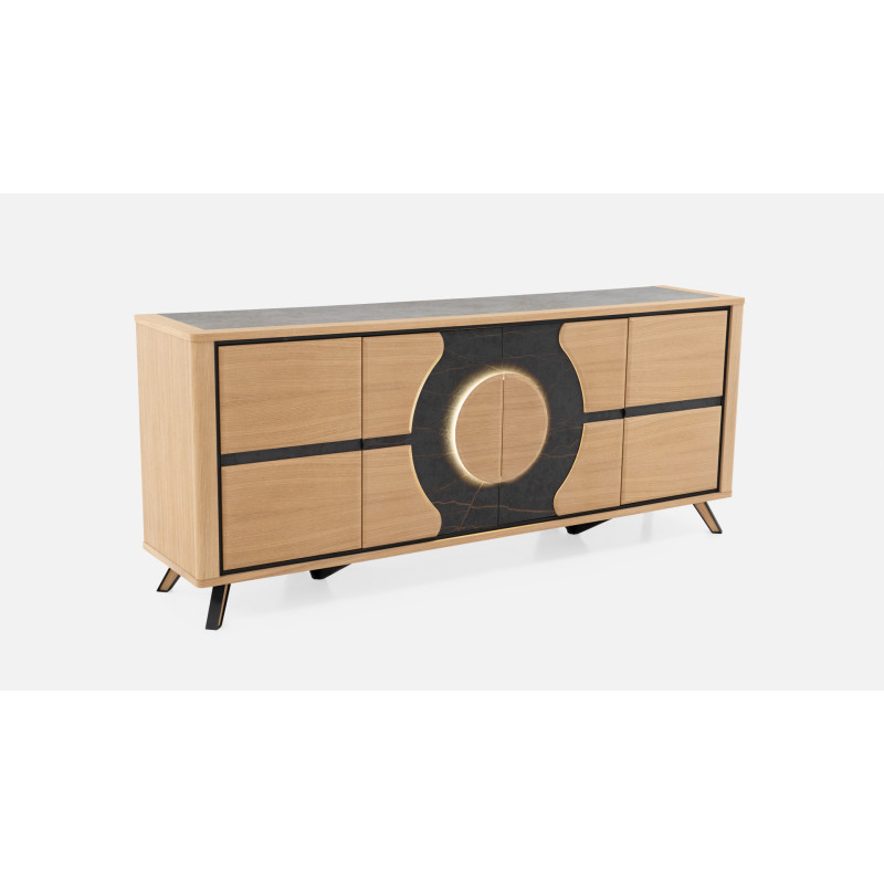 Buffet salon, salle à manger, bahut design - Personnalisable bois, laque