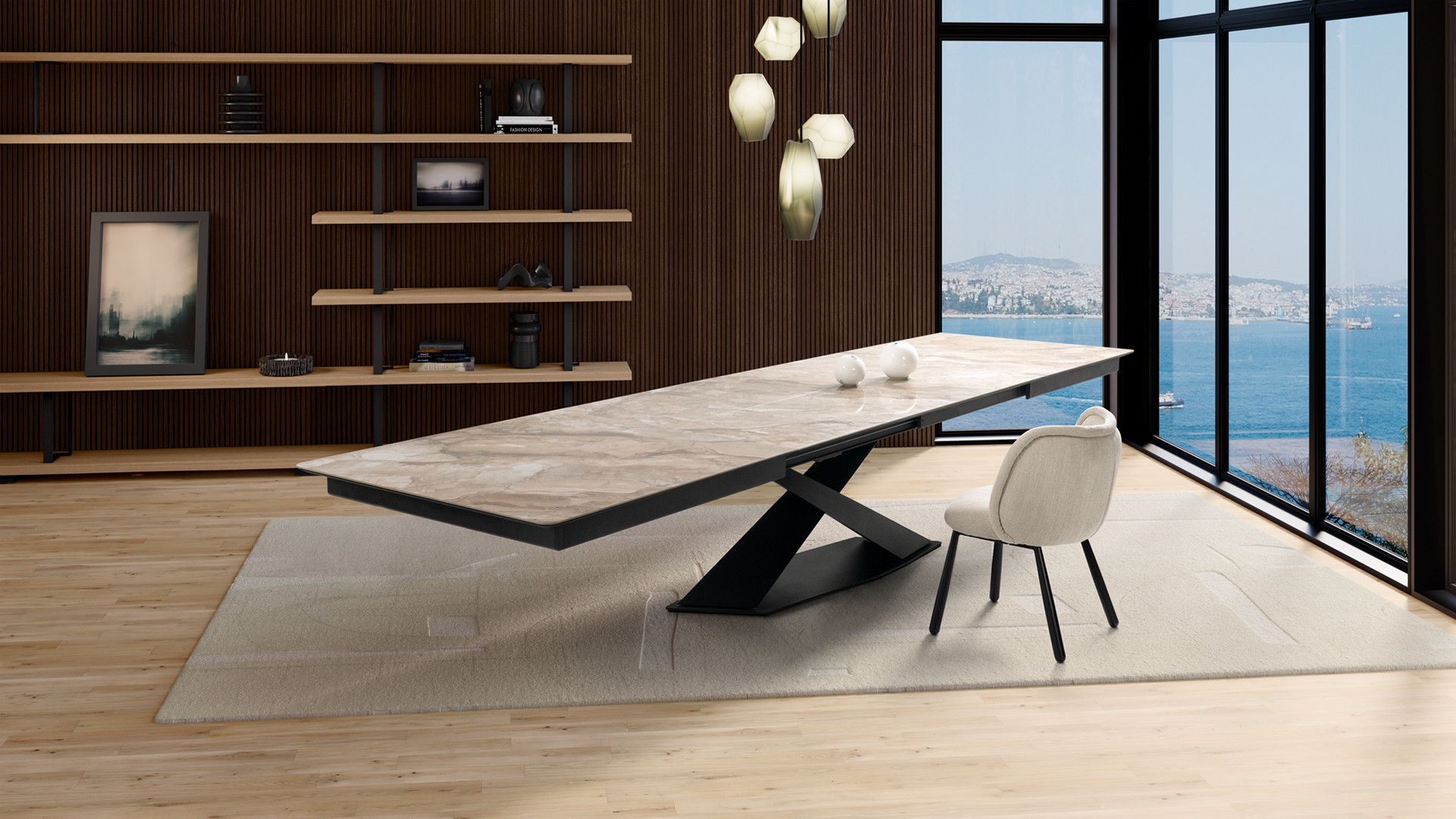 Table de repas extensible céramique ECLIPSE | Table XL