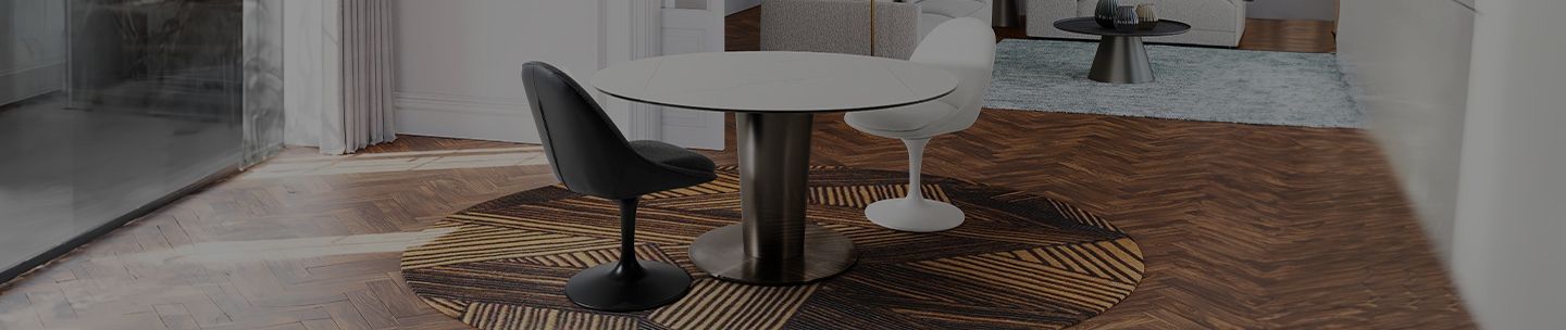 Tables rondes design et conviviales pour votre salle à manger